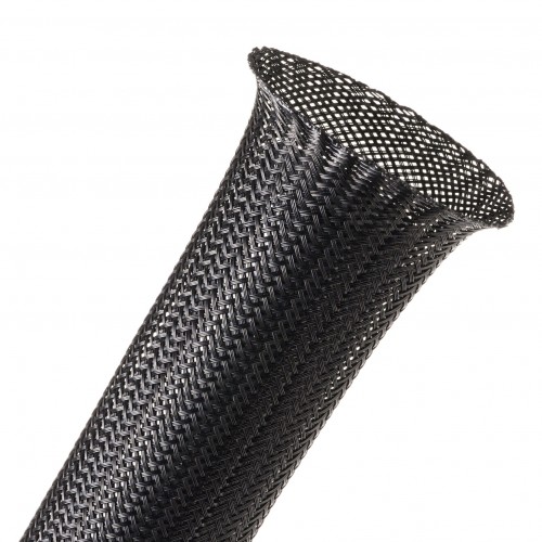 AuDIYo.com - TFLX-10240 CCP1.00 Expandable Sleeving 1"Black
